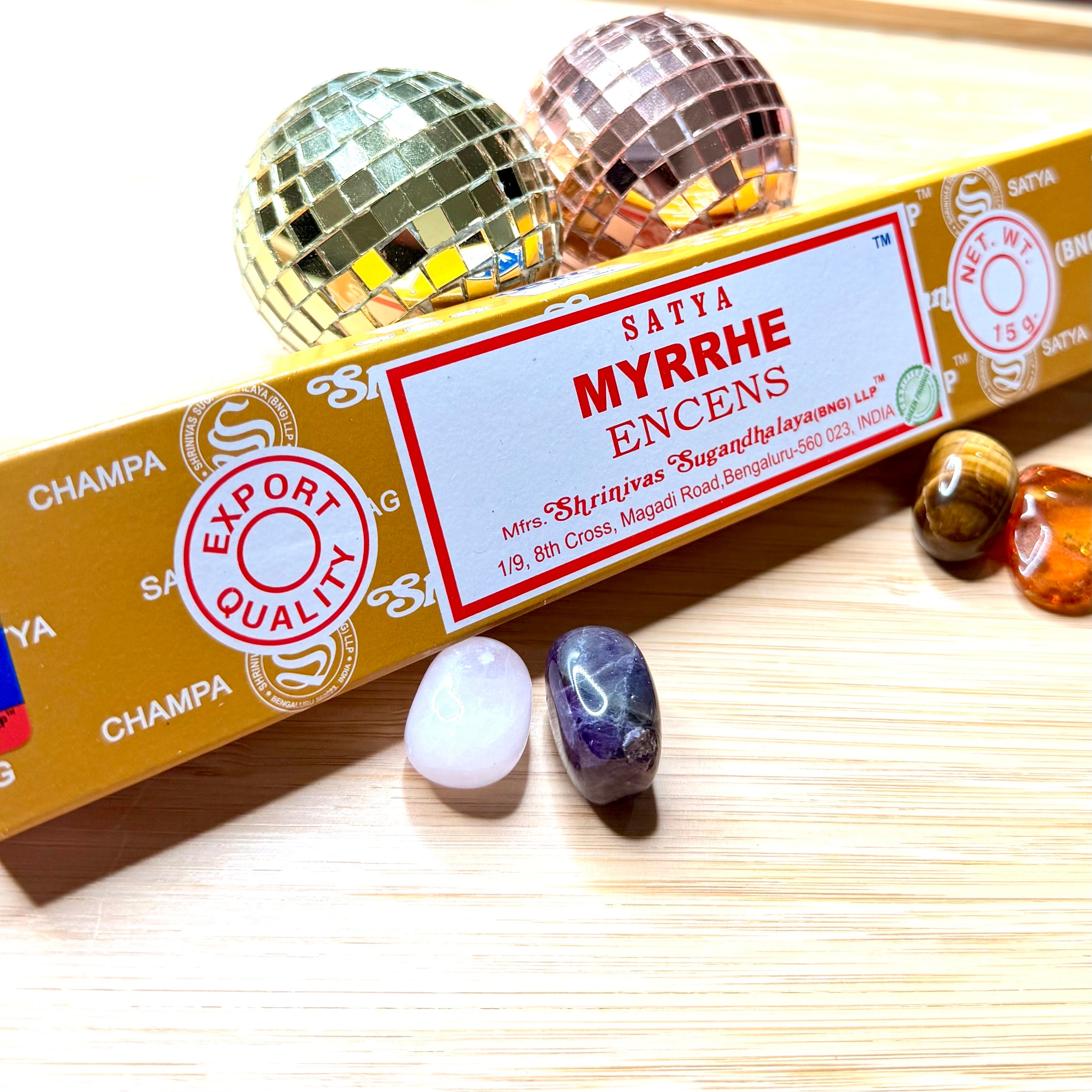 Encens à la Myrrhe Satya - Purification & Protection – Madame Mauvaise ...